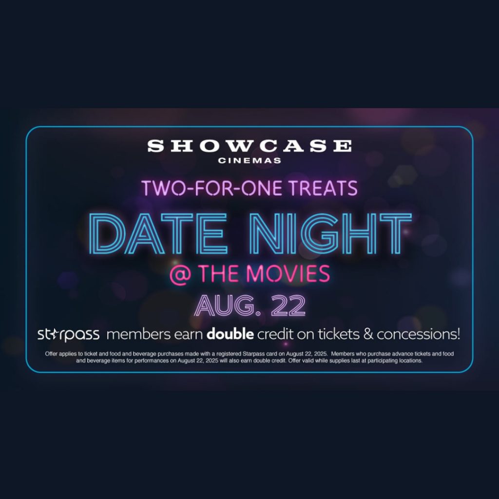 Celebrate Date Night @ the Movies at Showcase Cinemas On Friday, August ...